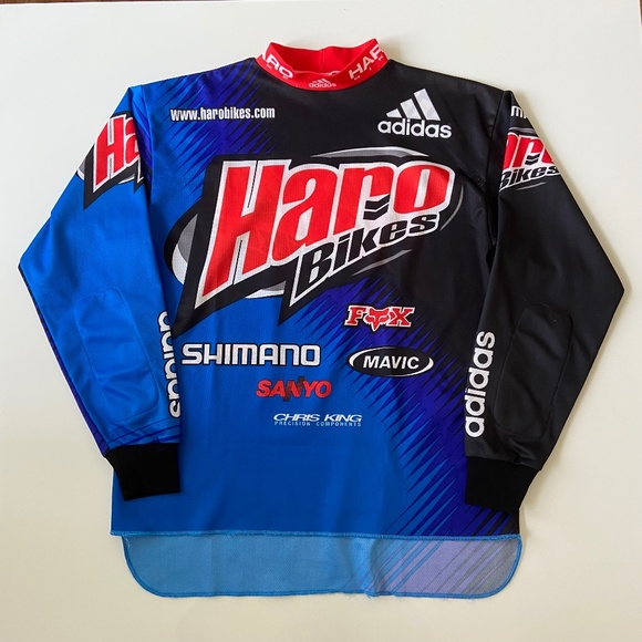 verge sport | Shirts | Vintage Haro Bikes Adidas Fox Shimano Bmx Freestyle Cycling Jersey Mens ...